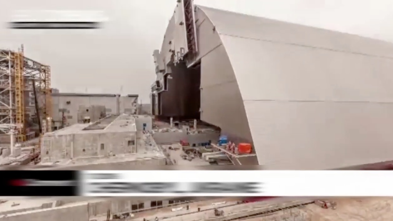 Inauguran escudo para Chernobyl