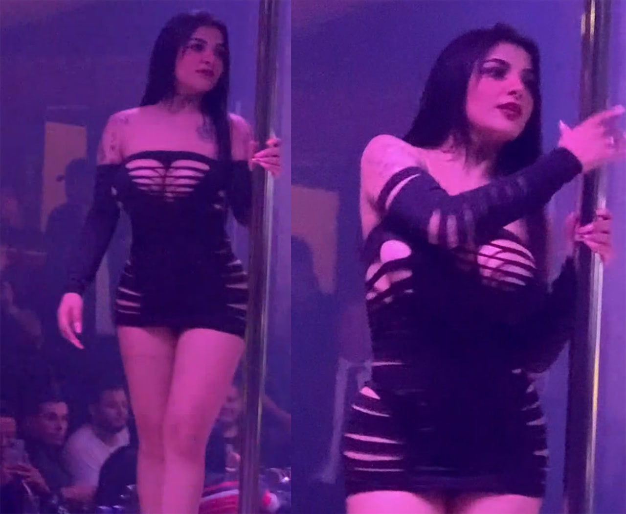 Karely Ruiz sorprende a empleados de empresa en posada