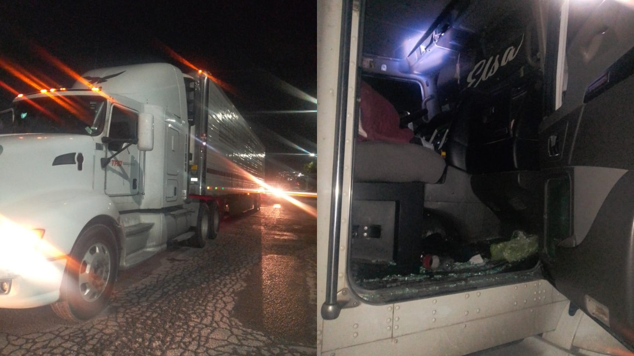 Policías de Escobedo impiden robo de tráiler