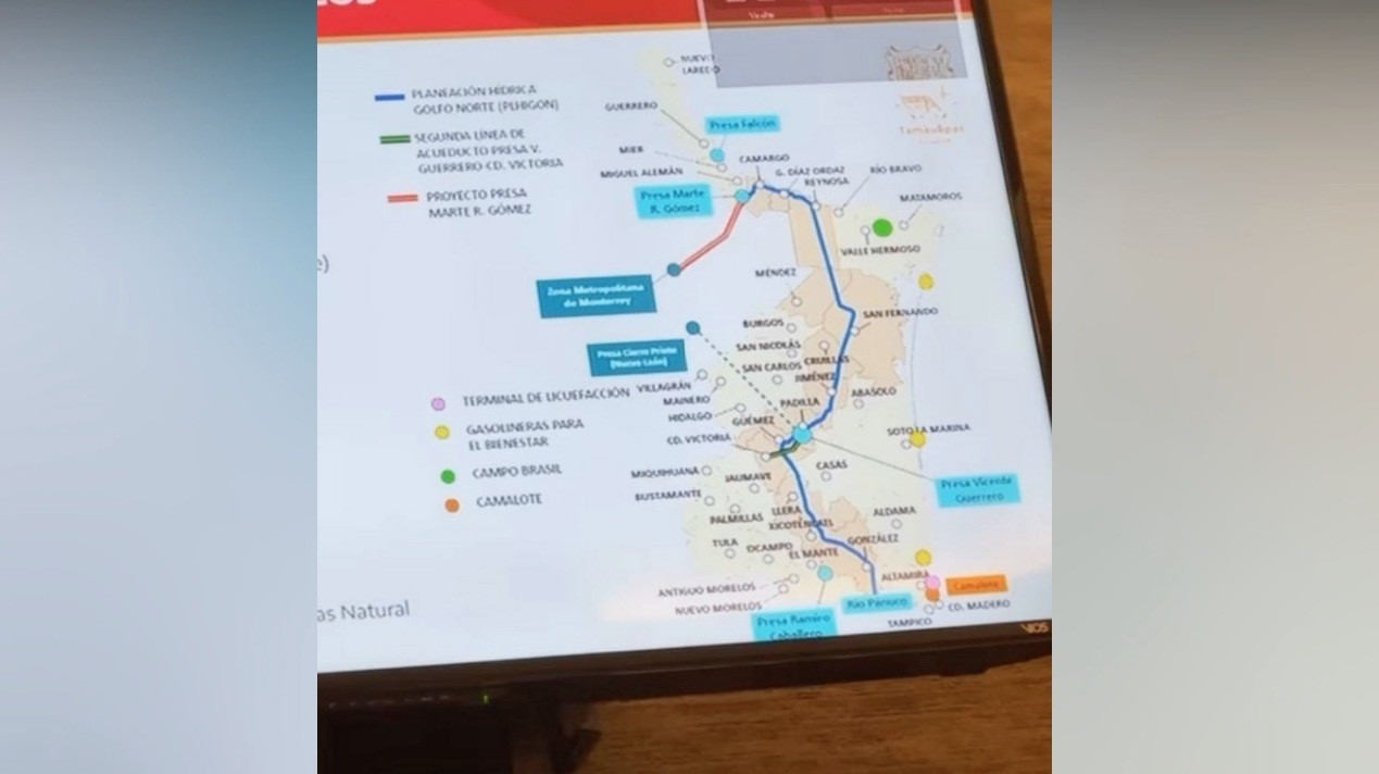 Revela Samuel lo que sería el Proyecto Pánuco con Tamaulipas