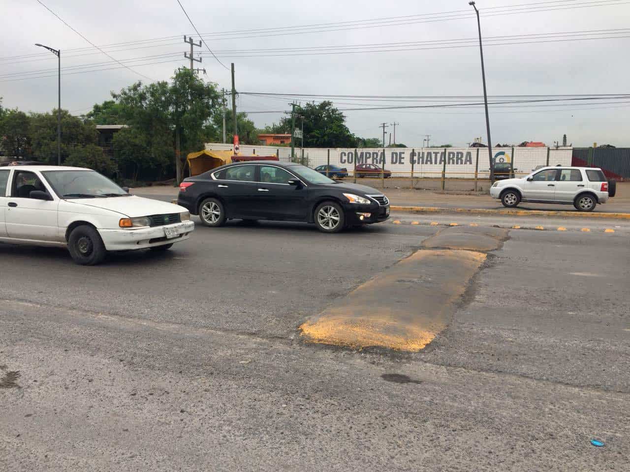 Instalan bordos en la carretera a Reynosa