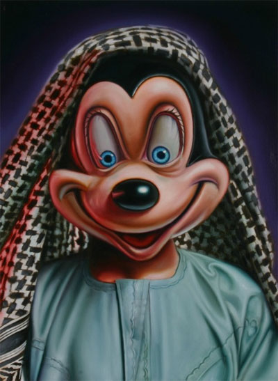 Indignación de Egipto por foto de Mickey Mouse con traje islámico