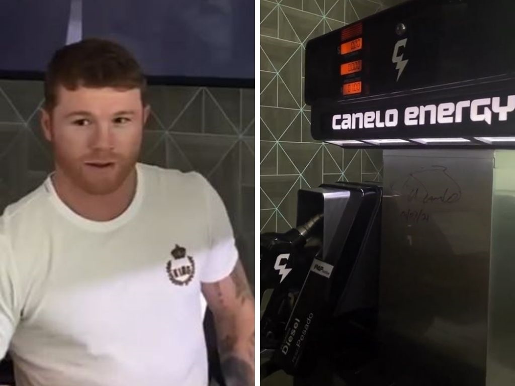 Saúl Álvarez presenta 'Canelo Energy', su cadena de gasolineras en México