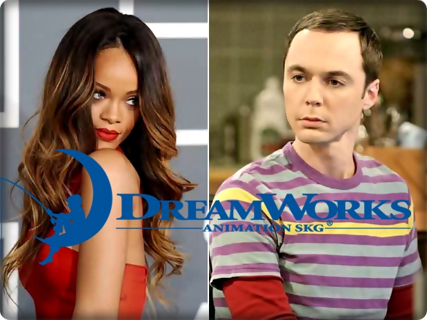 Rihahana y Sheldon felices por proyecto en DreamWorks